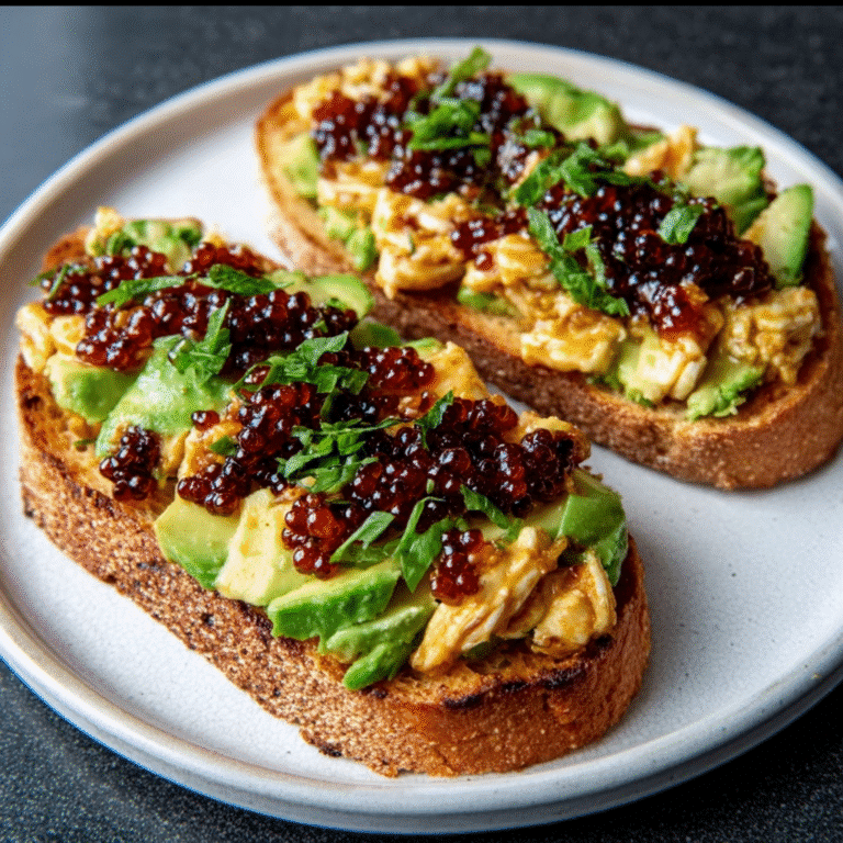 Chili-Maple Caviar & Avocado on Toast: A Simple Recipe! - All in One ...