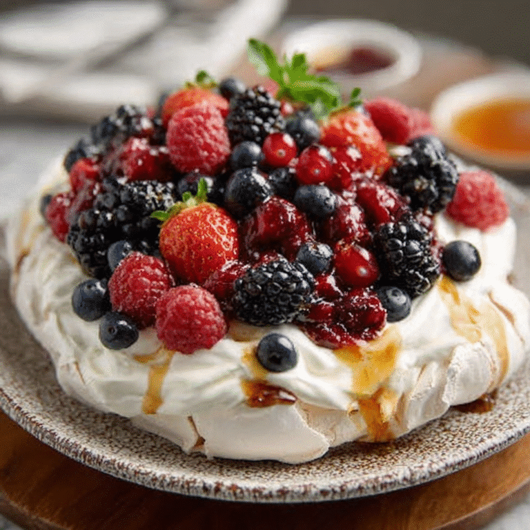 Lemon Myrtle Pavlova with Fresh Berries: Delightful Recipe! - All in ...